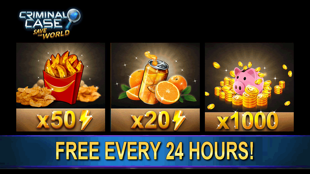 Criminal Case Save The World Daily Bonus