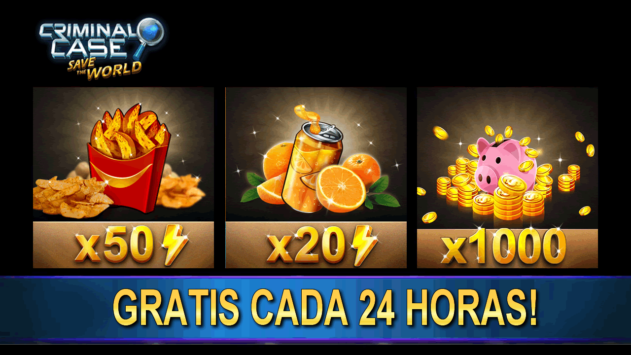 Criminal Case Save The World Bonos diarios