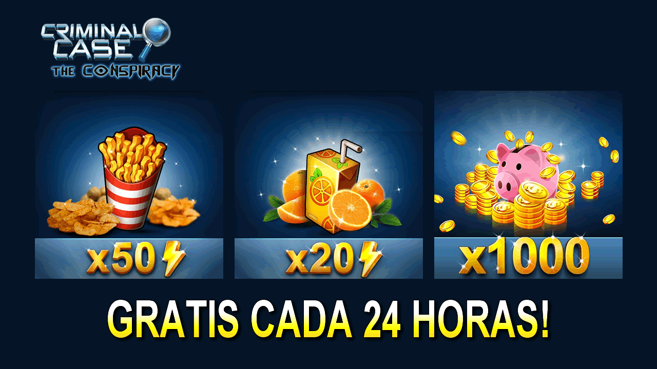 Criminal Case The Conspiracy Bonos diarios