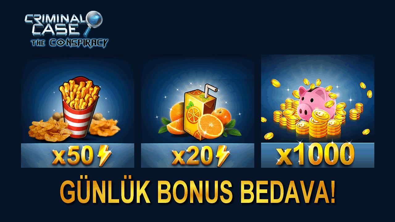 Criminal Case The Conspiracy Günlük Bonus